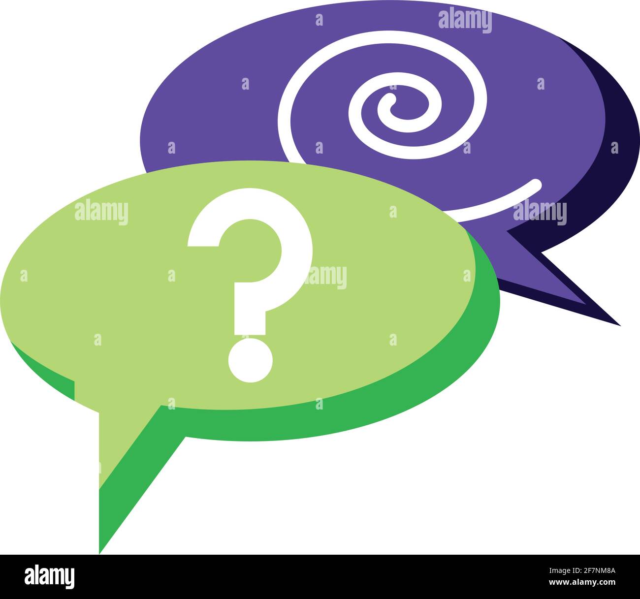 confused speech bubbles Stock Vector Image & Art - Alamy
