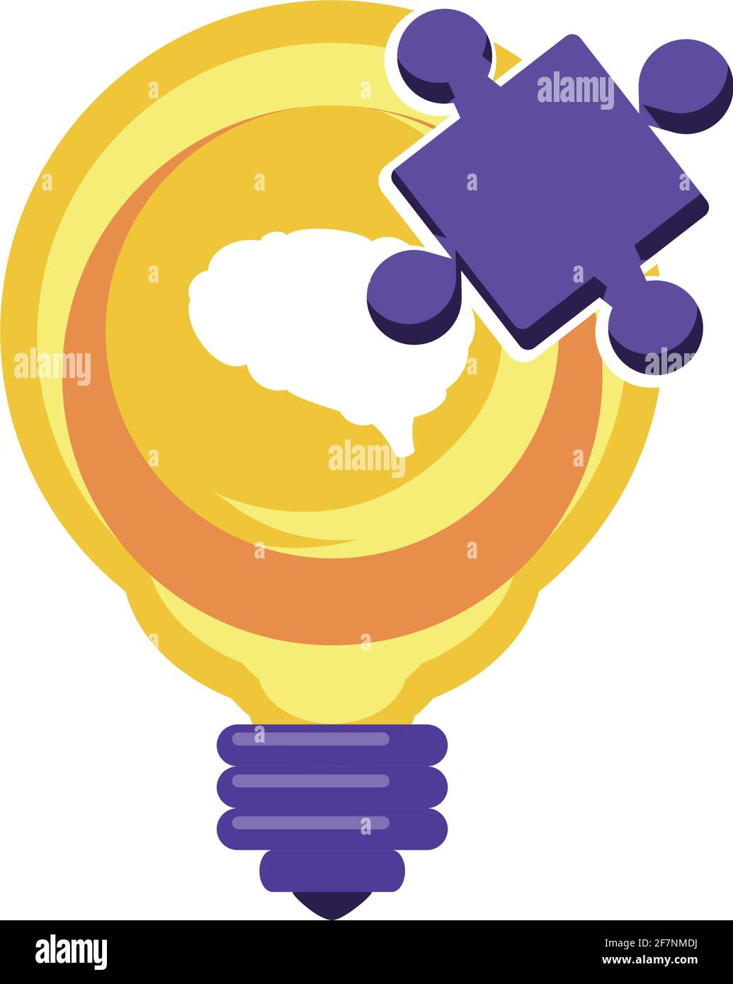 Creativity invention brain puzzle hi-res stock photography and images ...