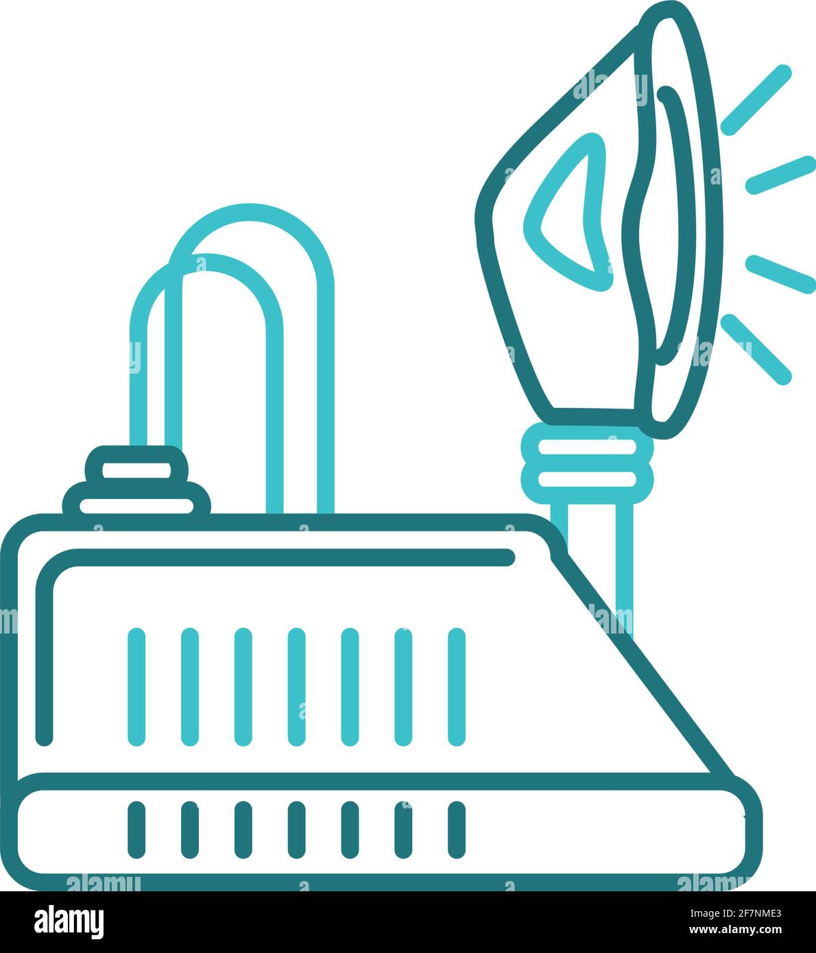 medical nebulizer treatment Stock Vector Image & Art - Alamy