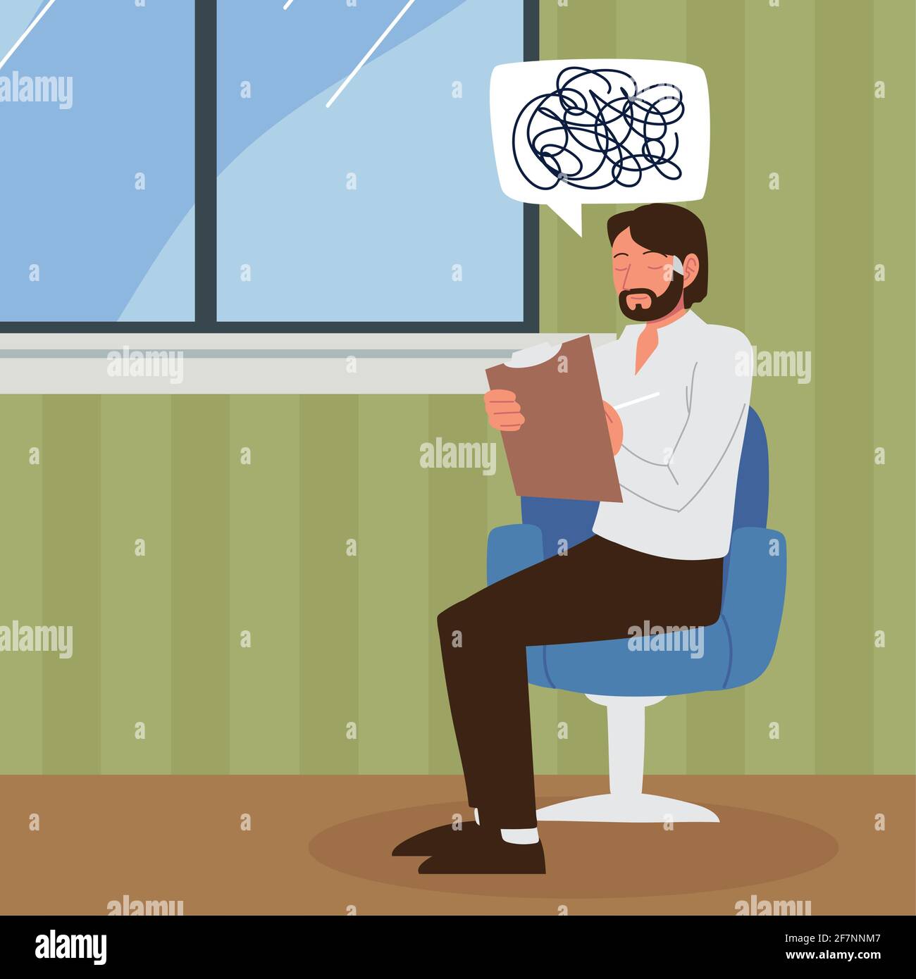 psychologist doctor male Stock Vector Image & Art - Alamy