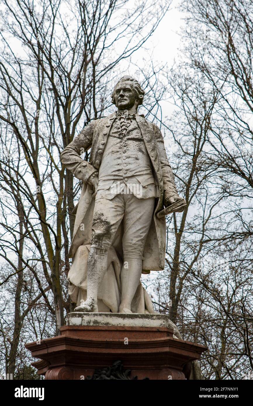 Monument gotthold ephraim lessing hi-res stock photography and images ...