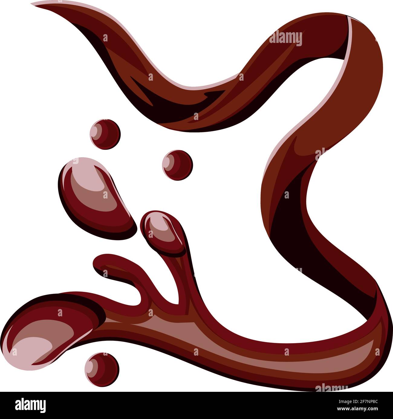 chocolate liquid fluid Stock Vector Image & Art - Alamy