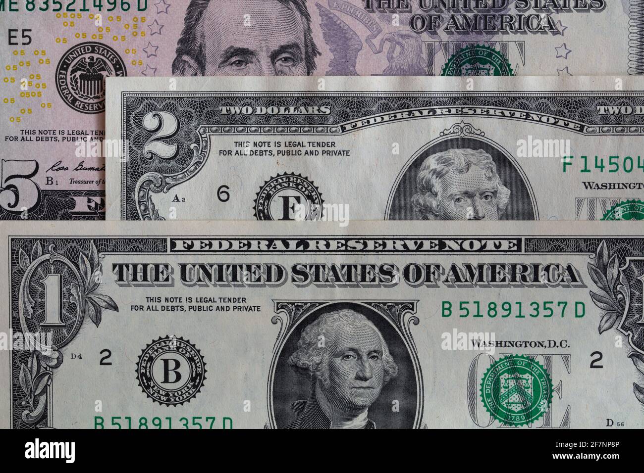 Us banknotes obverse hi-res stock photography and images - Alamy