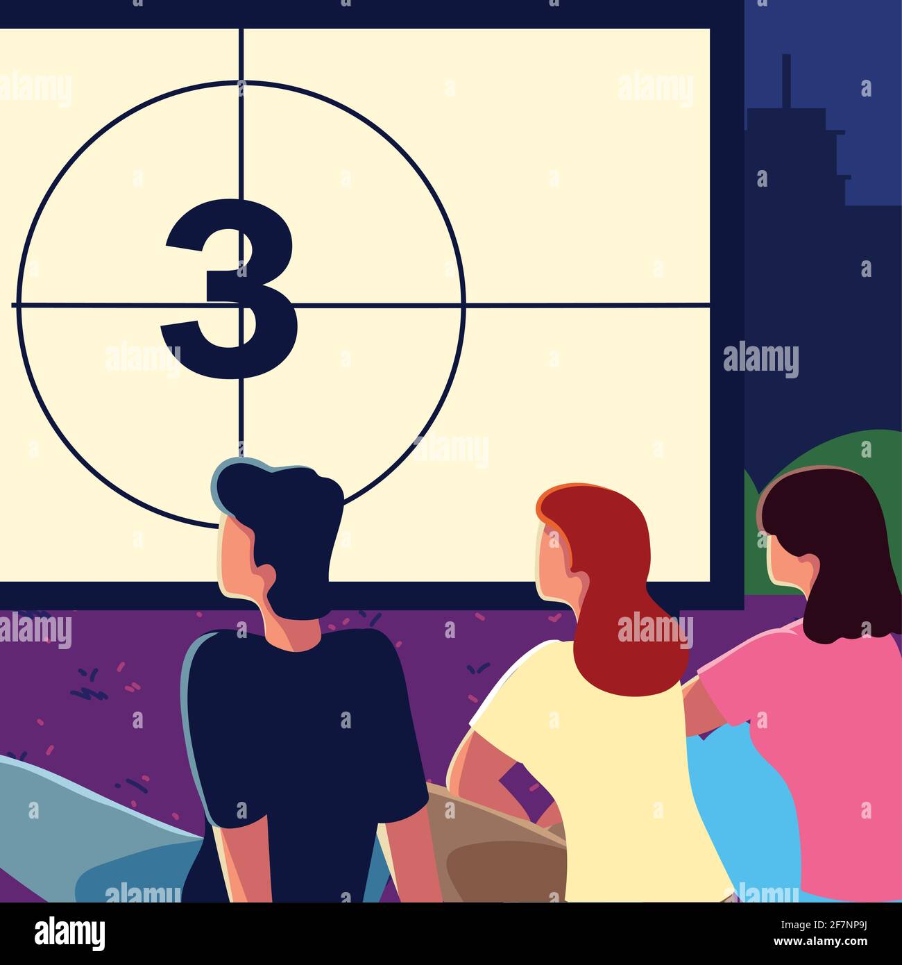 people watch screen Stock Vector Image & Art - Alamy