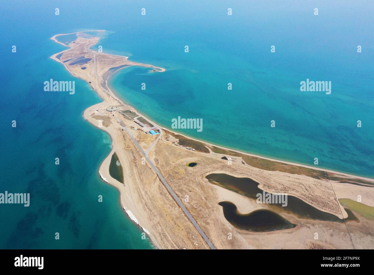 Hainan, China. 08th Apr, 2021. The Qinghai lake fully thawed as the ...