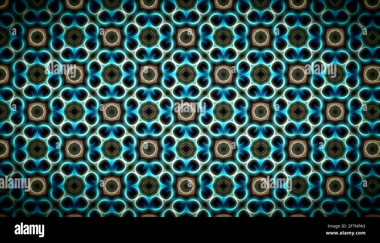Abstract fractal symmetrical texture background Stock Photo - Alamy