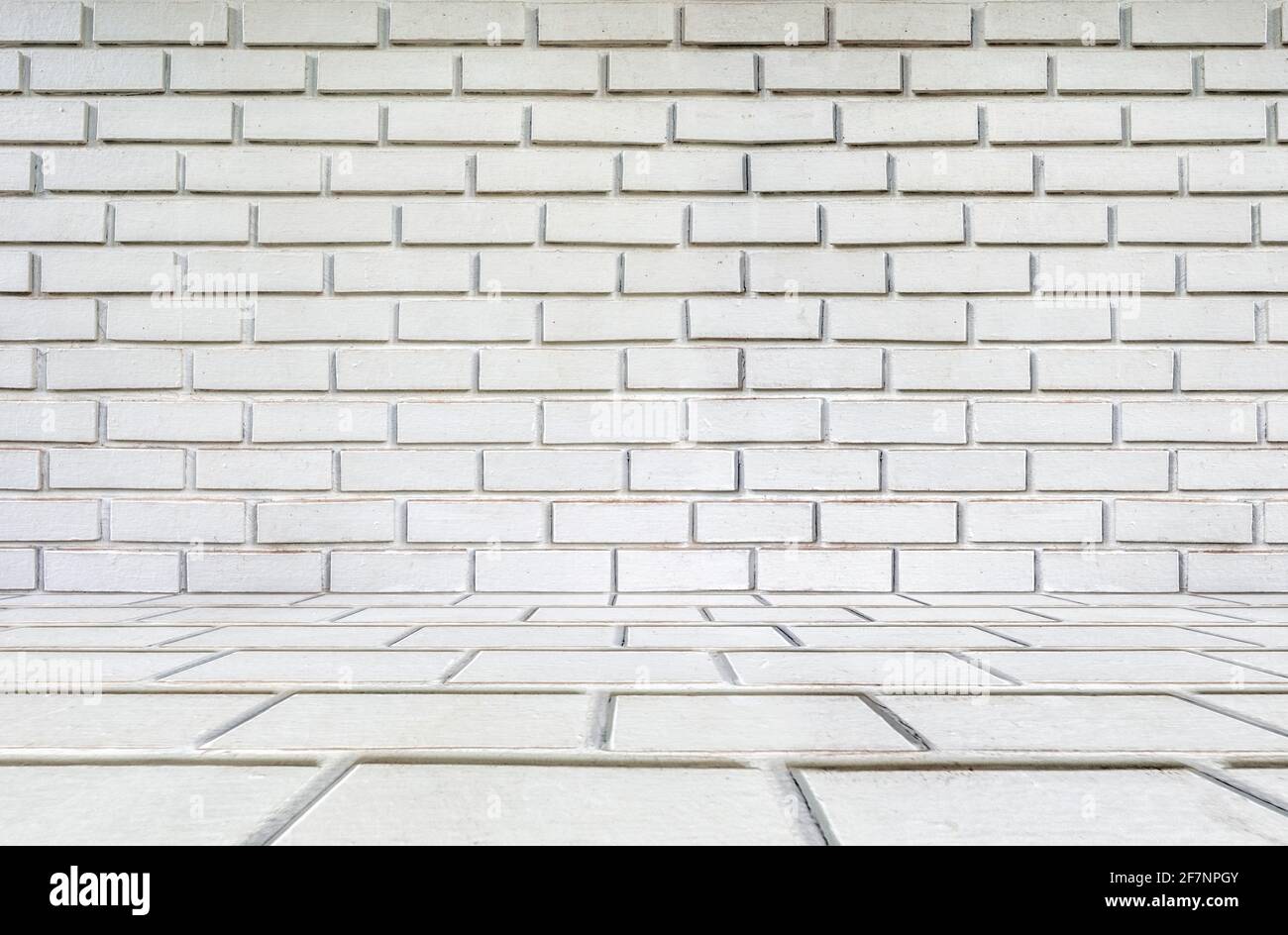 White brick rustic texture wall for background Stock Photo - Alamy