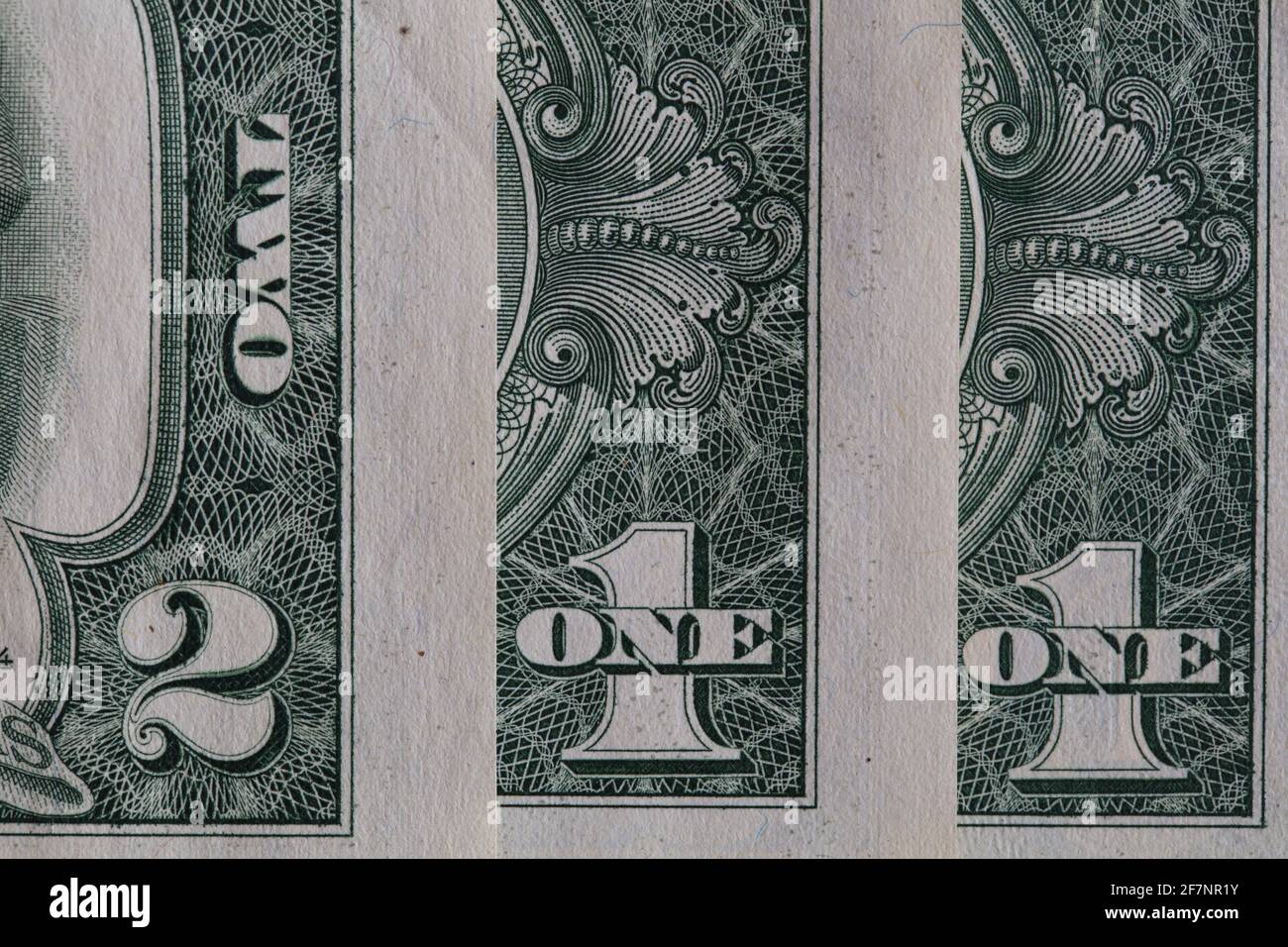 Closeup back two dollar bill hi-res stock photography and images - Alamy