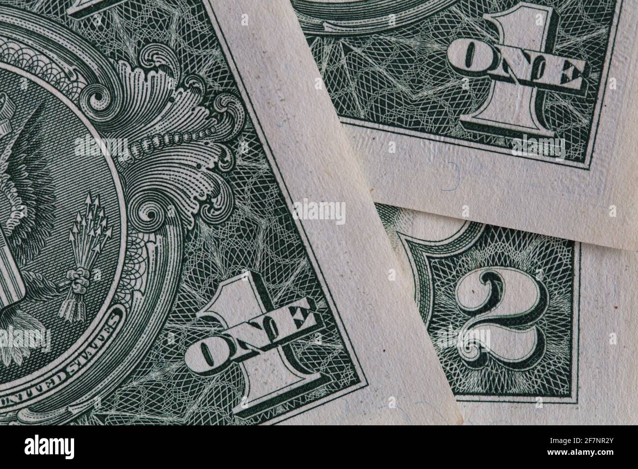 Closeup back two dollar bill hi-res stock photography and images - Alamy