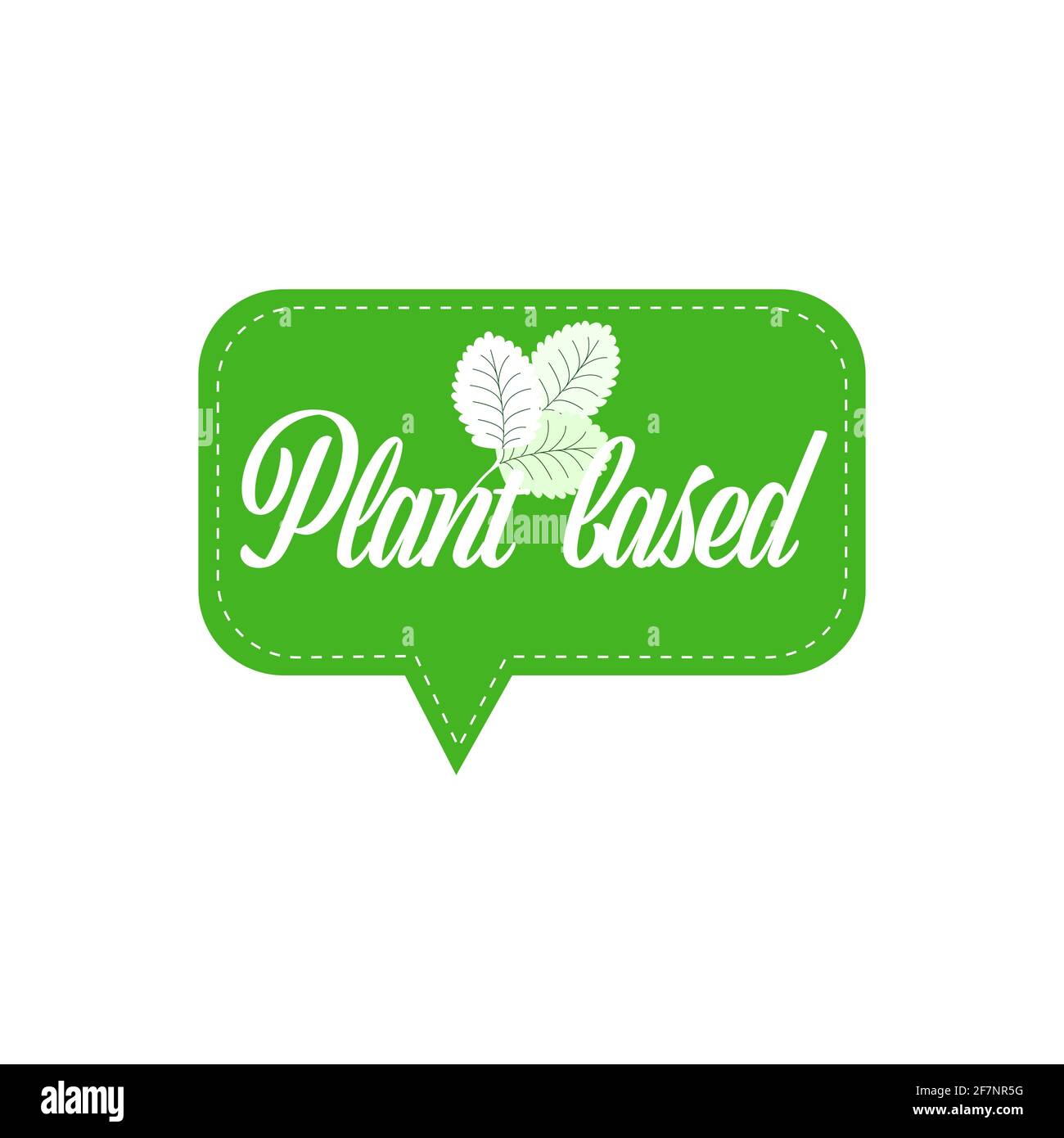 plant based natural product sticker organic healthy vegan market logo ...