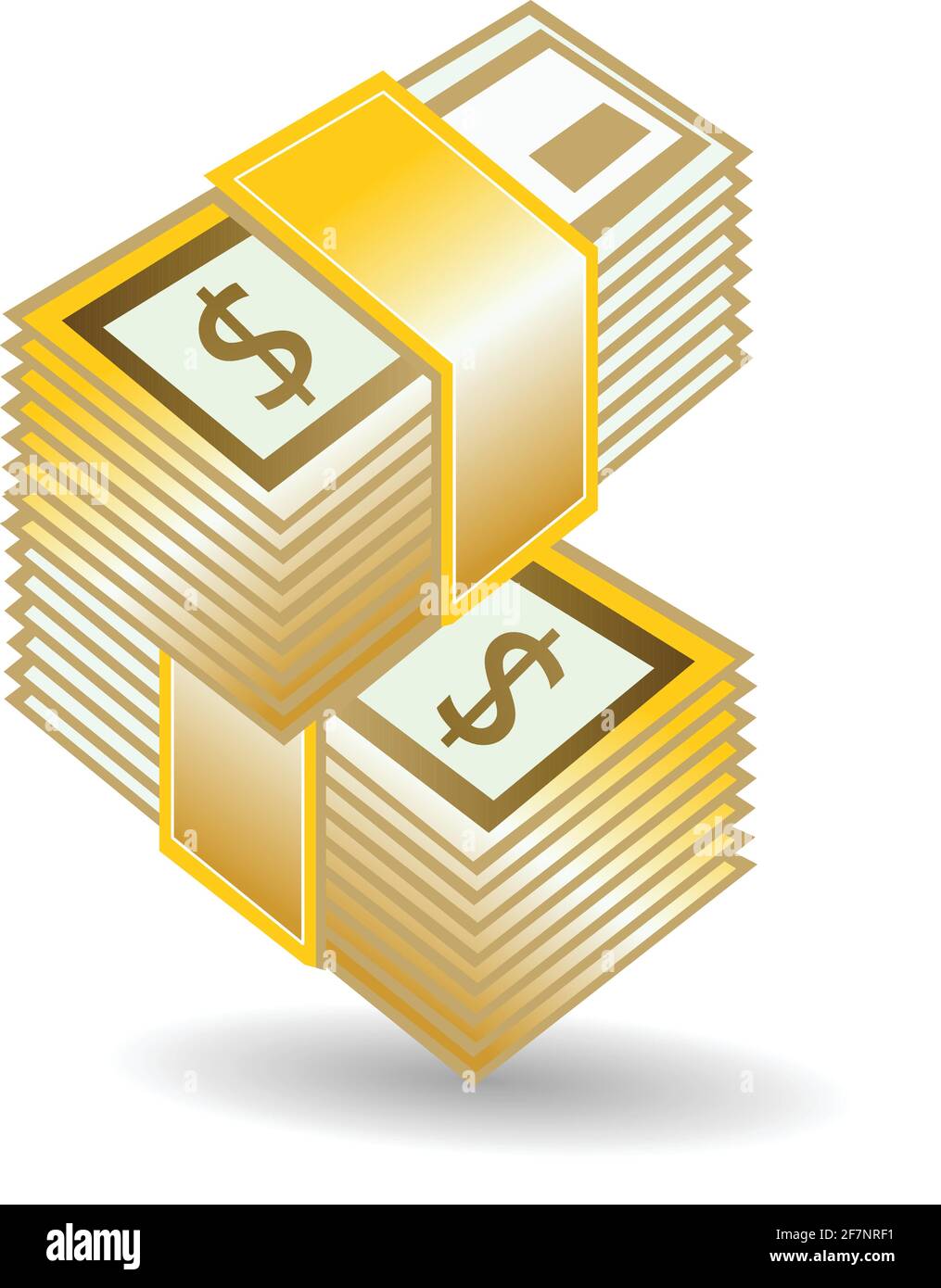 Dollar currency vector isolated on white background Stock Vector Image ...