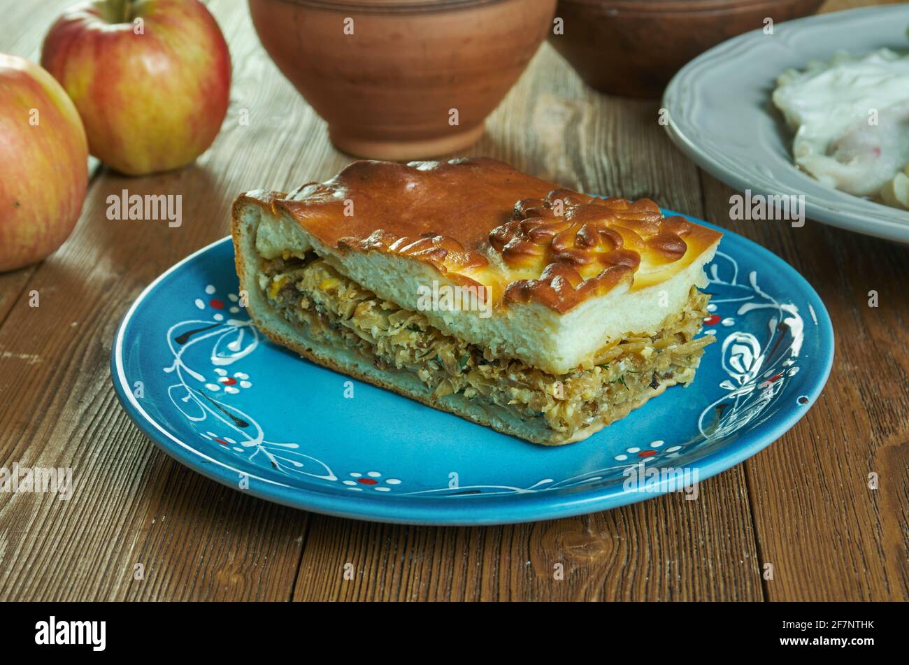 Kaalipiirakka - Finnish cabbage pasty Stock Photo - Alamy