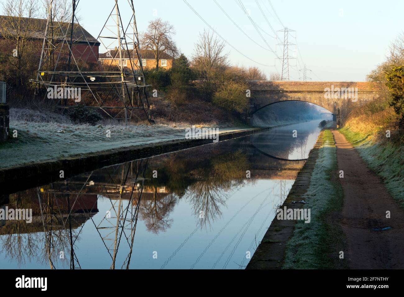 Canal scene, United Kingdom Stock Photo - Alamy