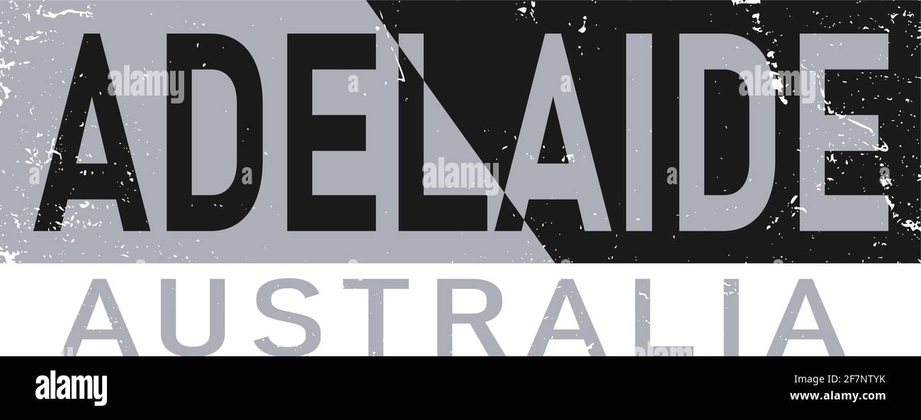 Adelaide. Colorful typography text banner. Vector the word adelaide ...