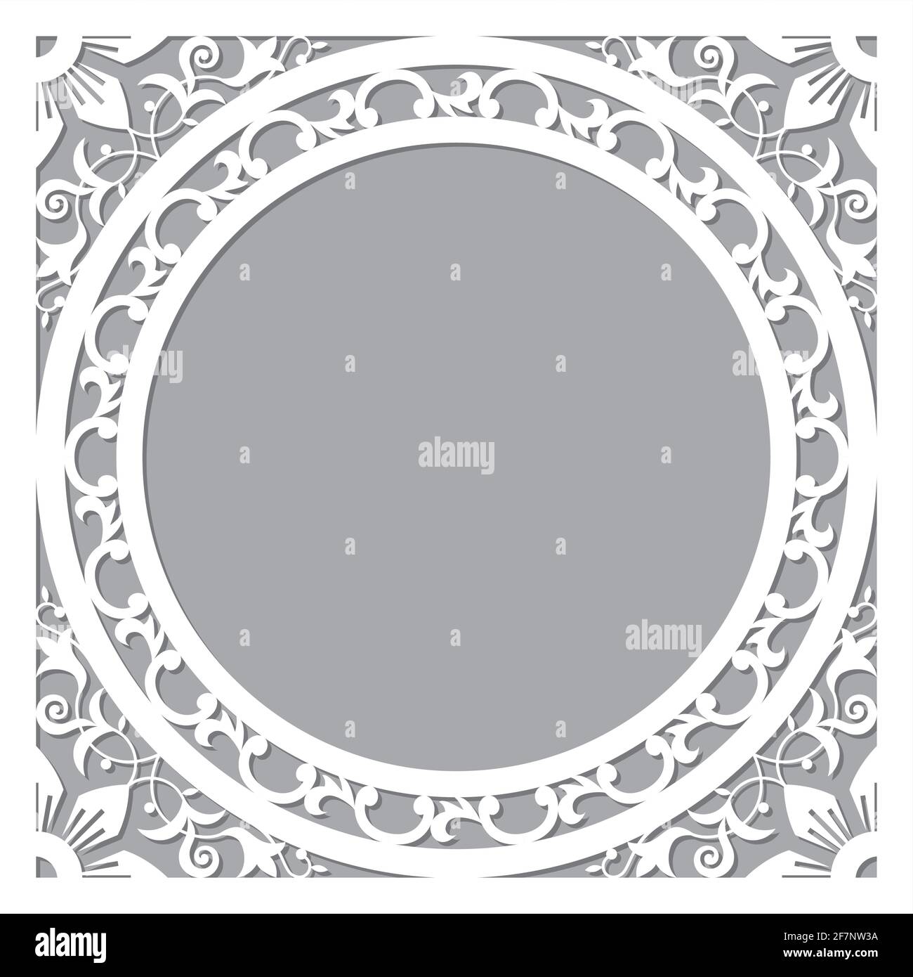 Islamic pattern border Cut Out Stock Images & Pictures - Alamy