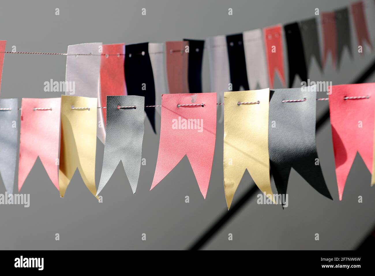 Decorations flag fun fair hi-res stock photography and images - Alamy