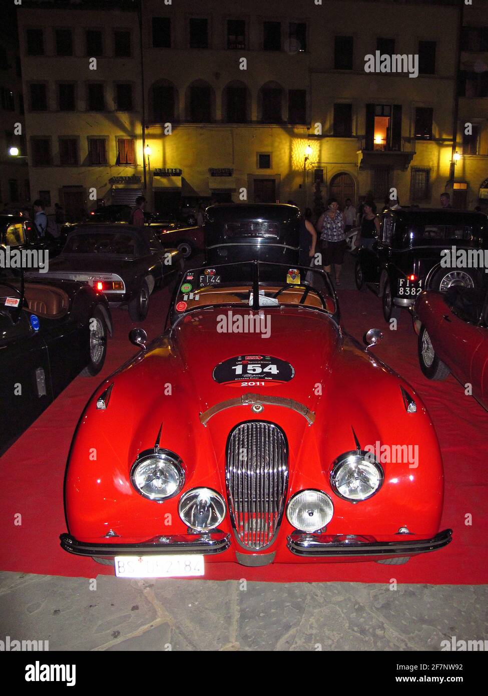 The vintage car in Florence, Italy Stock Photo - Alamy