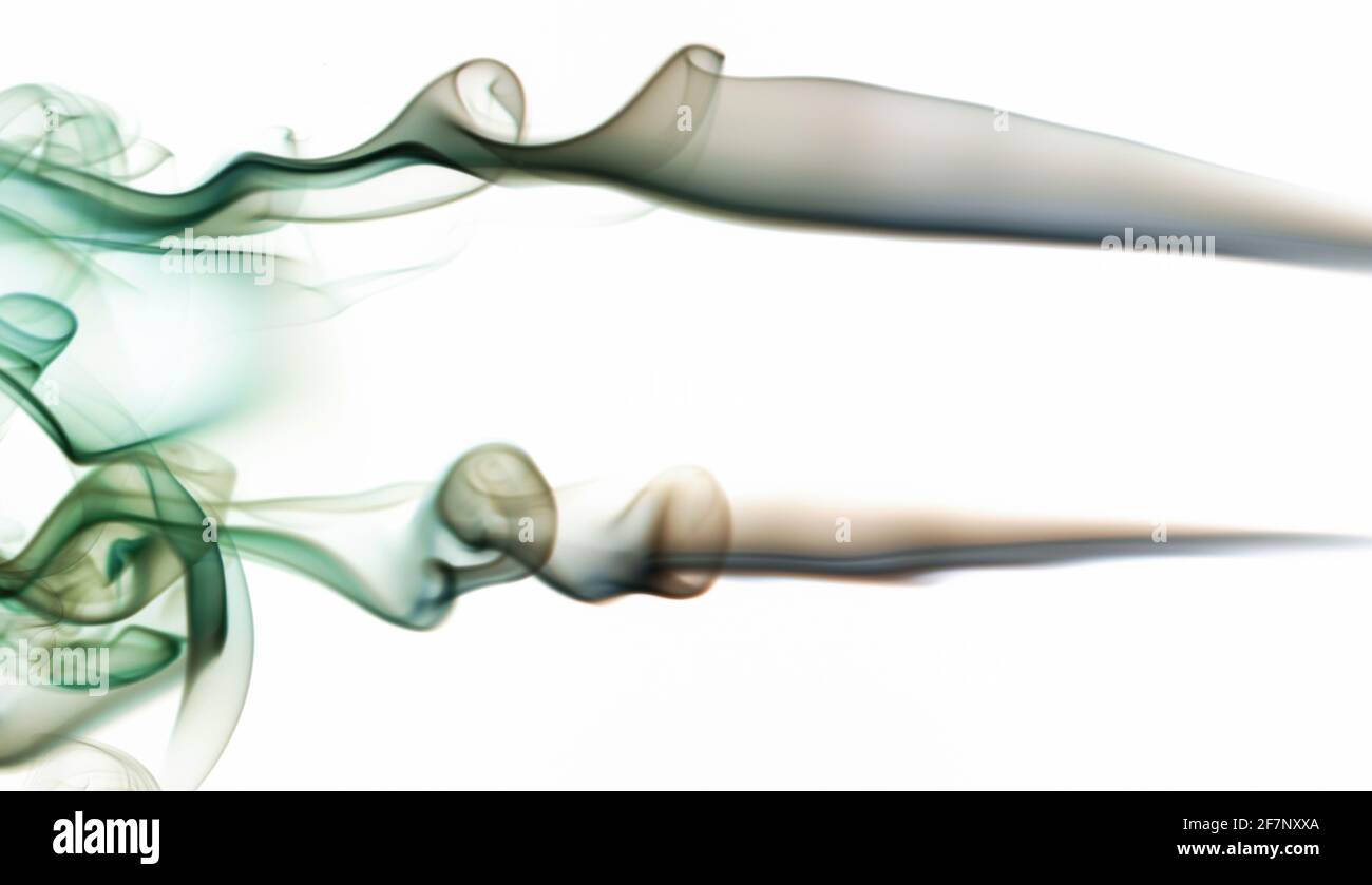 Soft smoke shape background isolated on white backdrop Stock Photo - Alamy