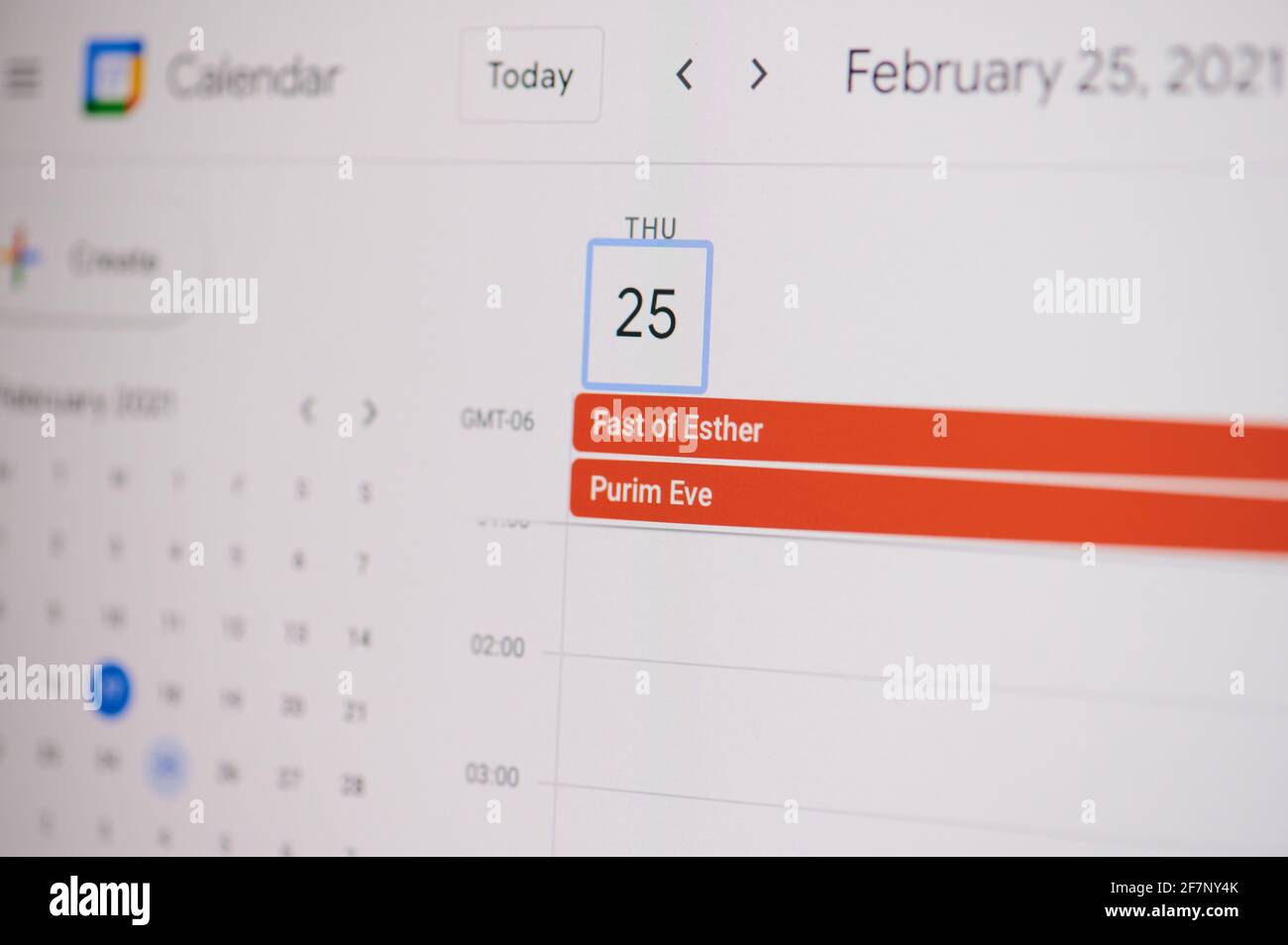 New york, USA - February 17, 2021: Fast Esther 25 of February on google ...