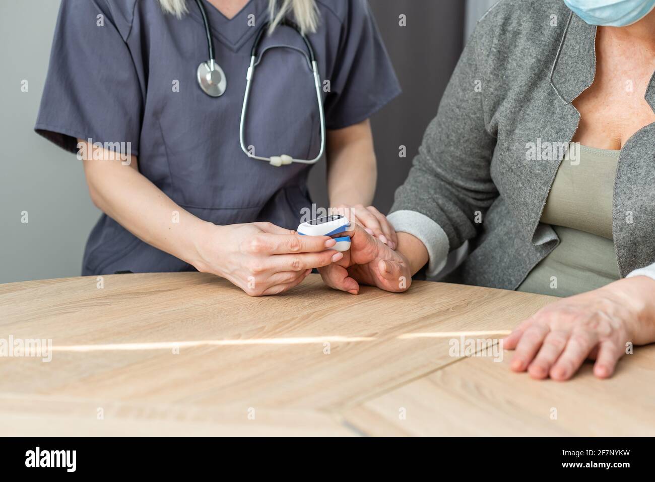 Medical and healthcare concept, Professional doctors are measuring ...