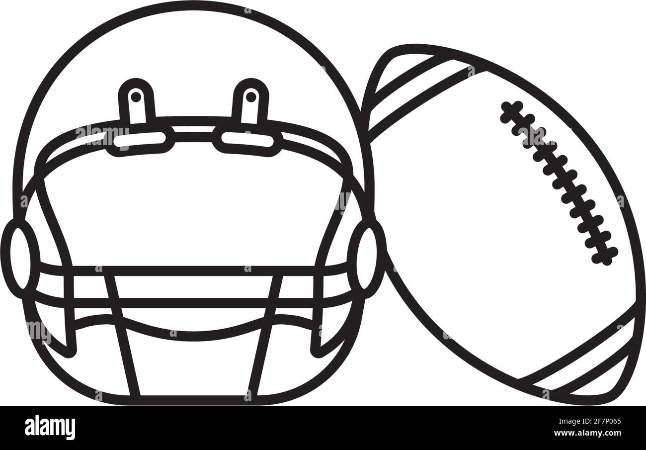 Sports helmet vector vectors hi-res stock photography and images - Alamy