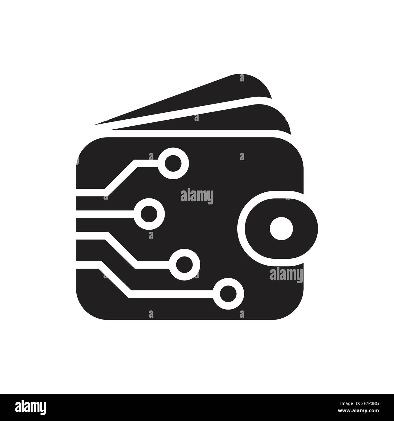 digital wallet icon vector for graphic design, logo, web site, social ...