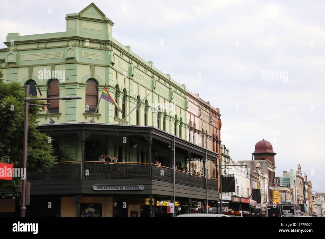 Newtown Hotel, Kings Street, Newtown in Sydney’s inner west Stock Photo ...