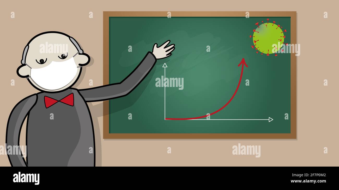 Cartoon character chart graph hi-res stock photography and images - Alamy