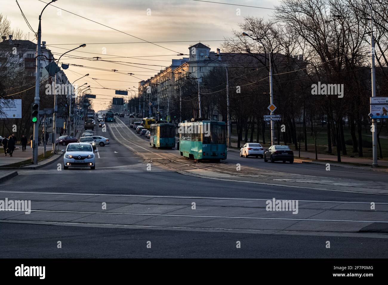 Tram minsk belarus hi-res stock photography and images - Alamy