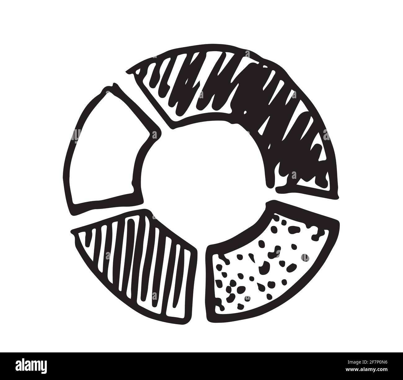 Graphs and Charts icons, Set hand drawn . Vector Stock Photo - Alamy