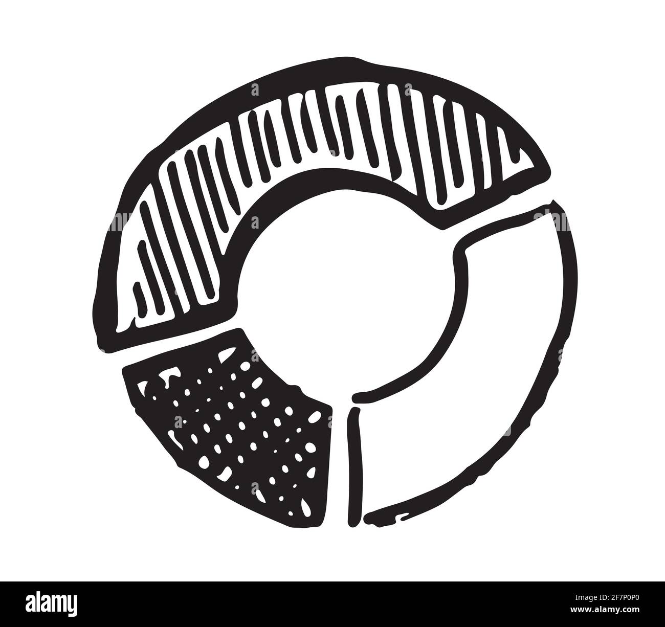 Graphs and Charts icons, Set hand drawn . Vector Stock Photo - Alamy