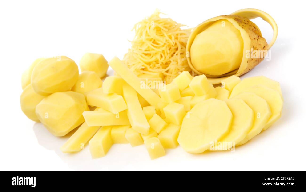 Peeled potato in different hi-res stock photography and images - Alamy