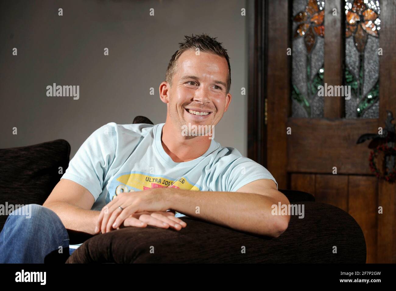Kevin Davies Captain of Bolton FC. 21/9/09. PICTURE DAVID ASHDOWN Stock ...