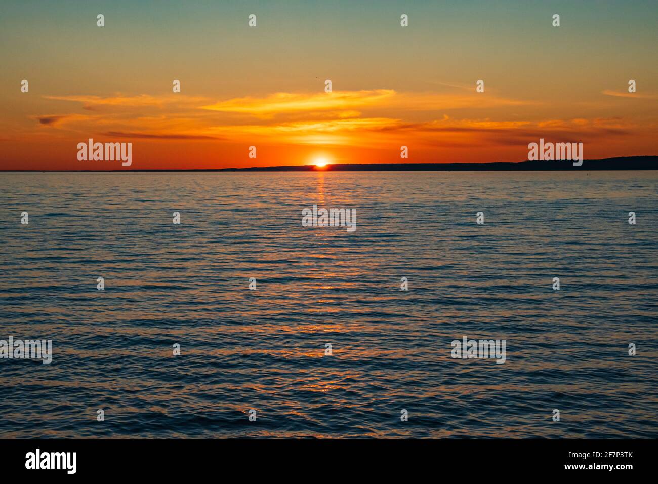 Sunset picture at Lake Superior Ontario Canada Stock Photo - Alamy