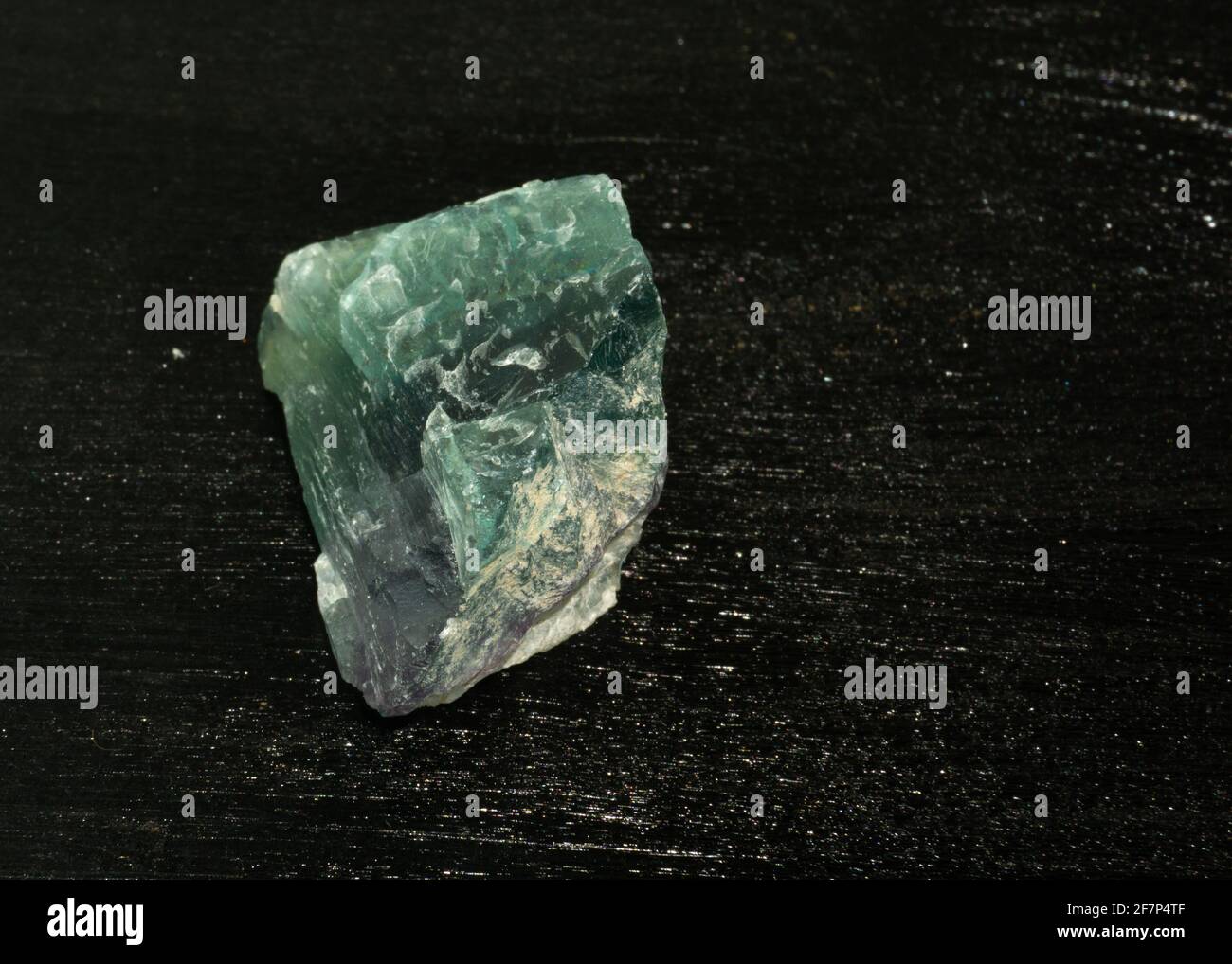 Fluorite fluorspar from Brazil. Natural mineral stone on black ...