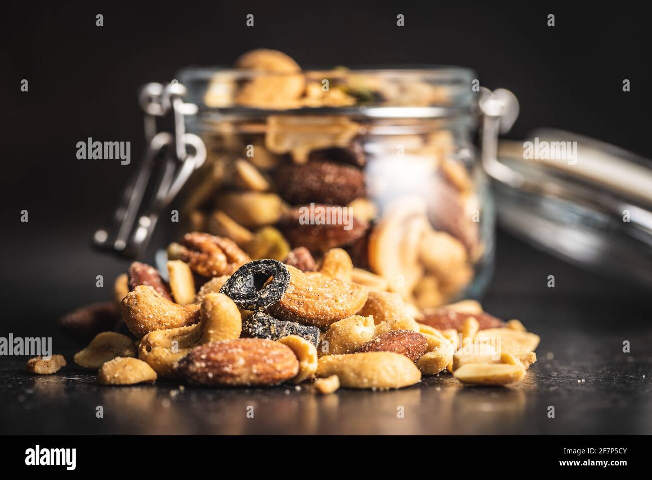 Mix salted nuts on hi-res stock photography and images - Alamy
