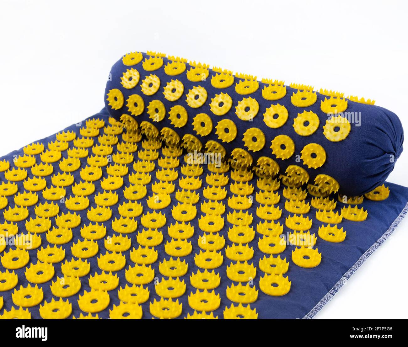 Massage acupuncture mat with roller, Kuznetsov's applicator Stock Photo ...