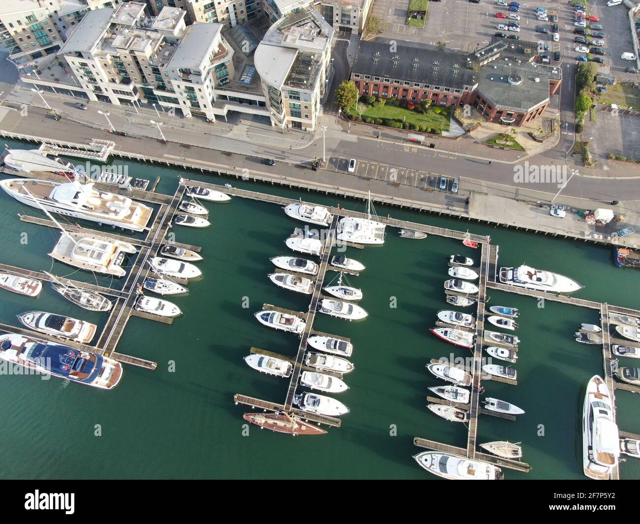 Poole marina aerial hi-res stock photography and images - Alamy