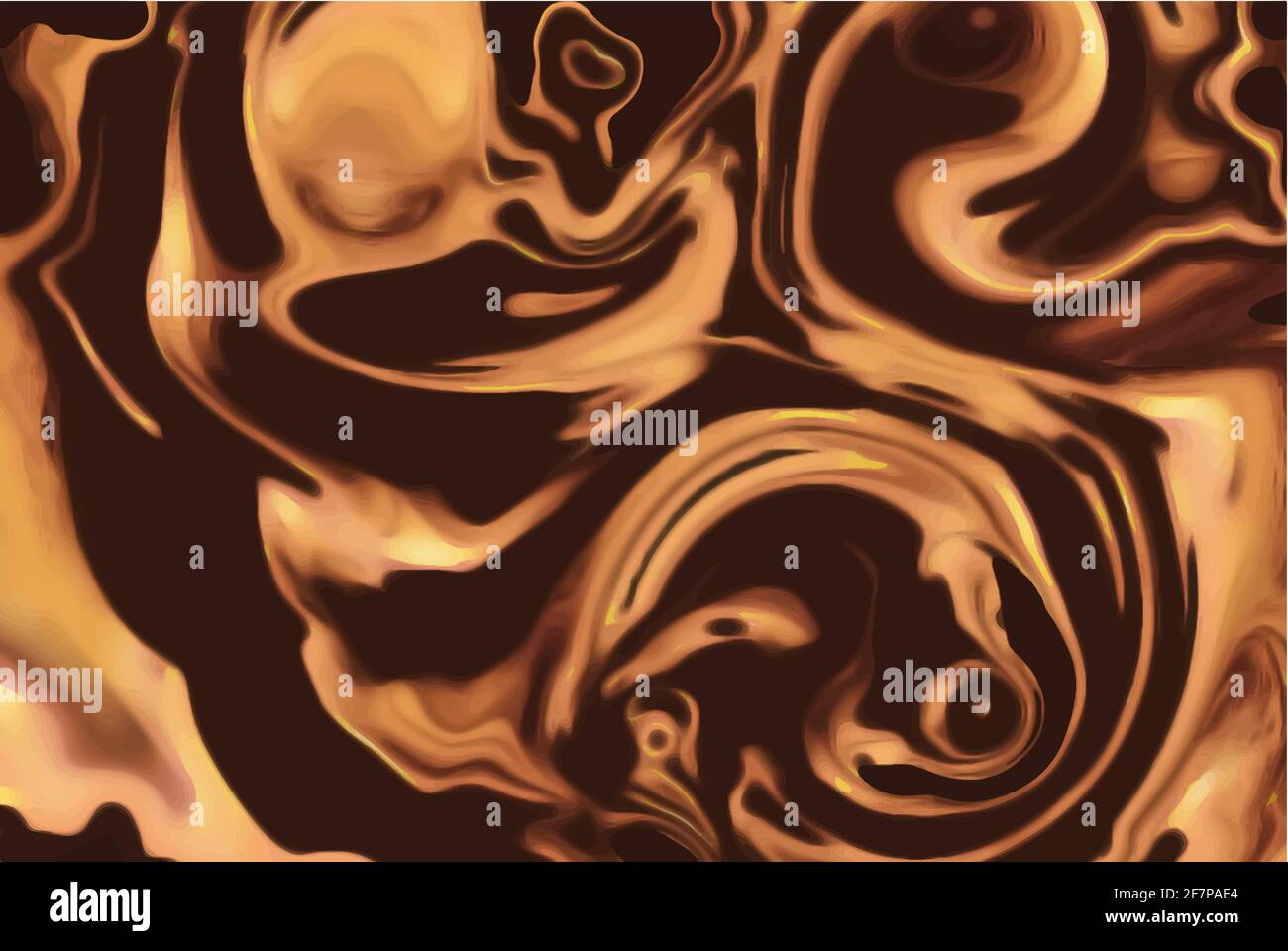 chocolate marble pattern. Vector monochrome texture of the cream Stock ...