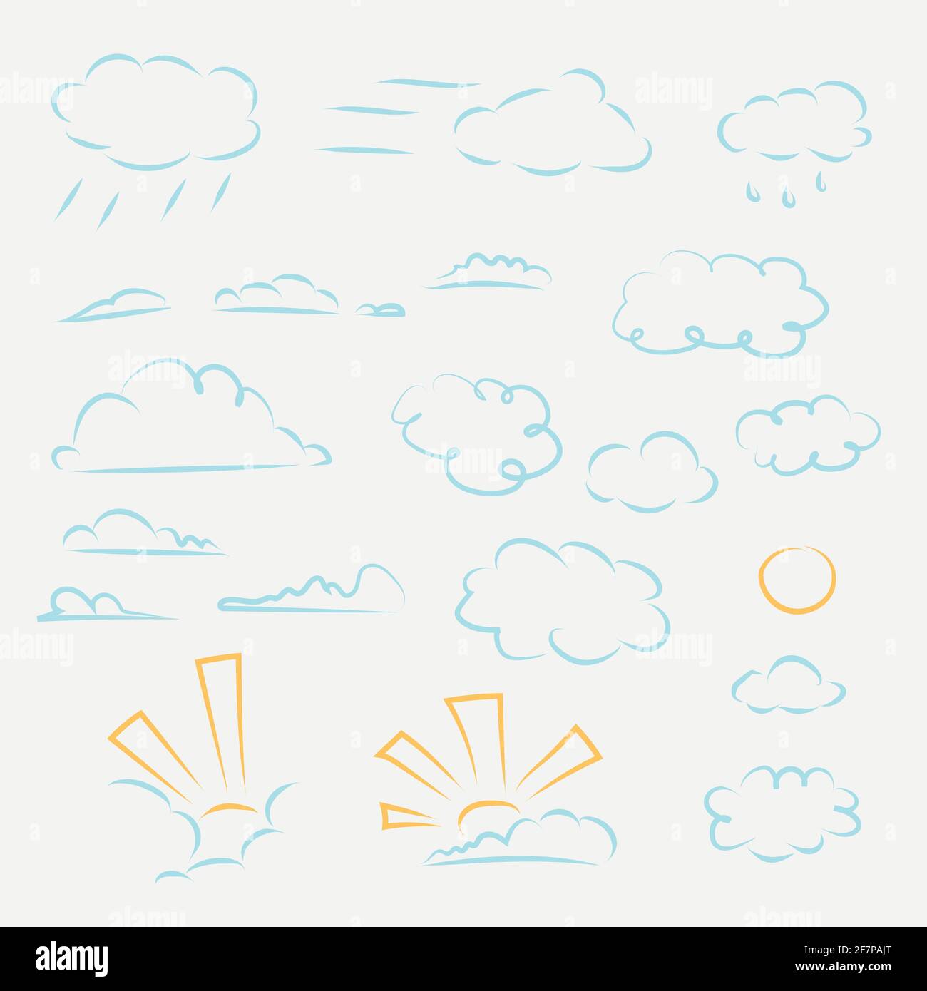 Cloud in hand draw Stock Vector Images - Alamy