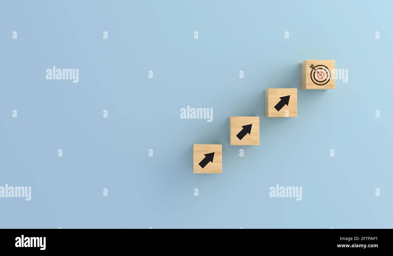 Teamwork stairs growth hi-res stock photography and images - Alamy