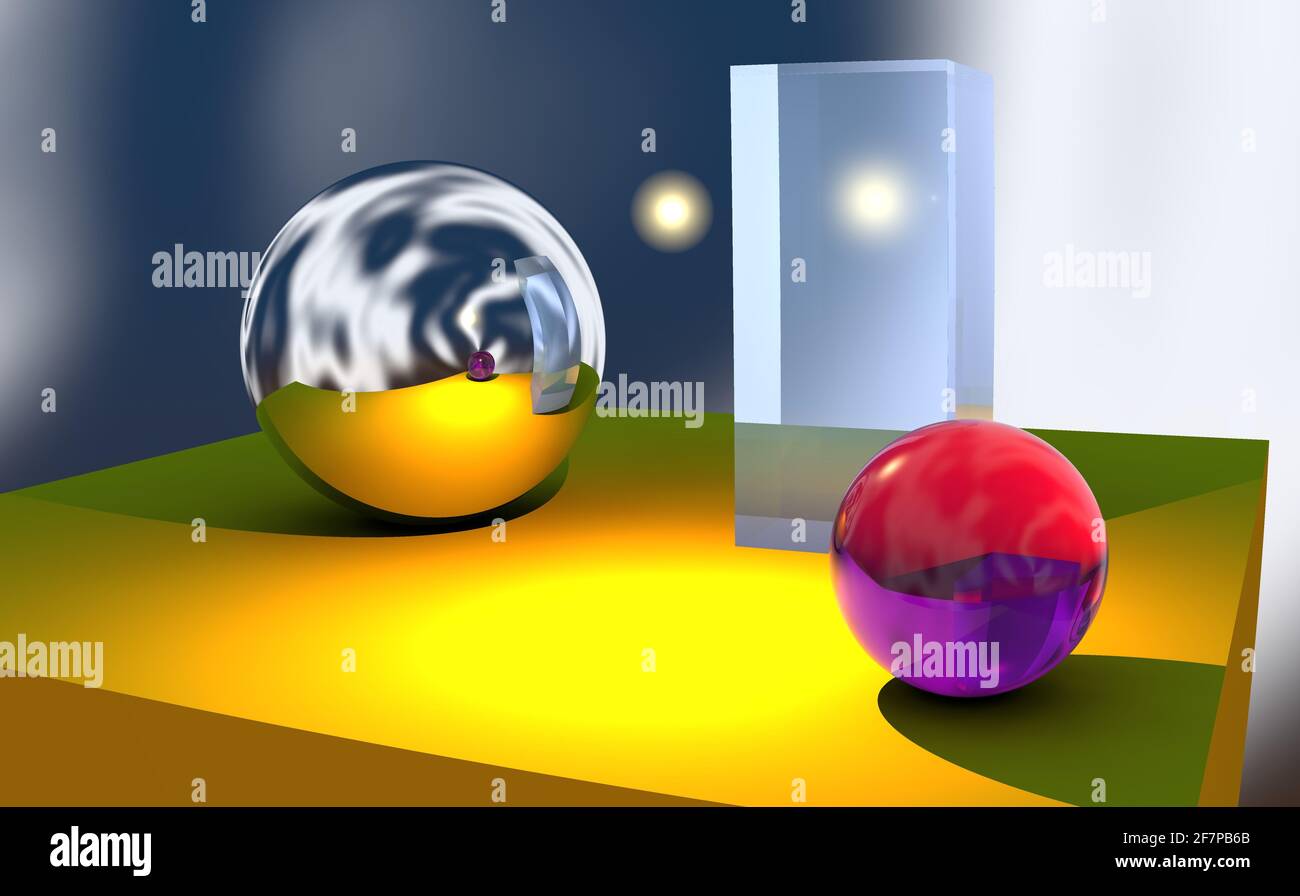 Picture of three-dimensional spaceship fractals in motion Stock Photo ...