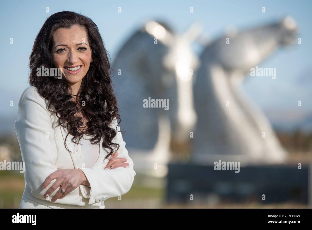 Kelpies falkirk 2021 hi-res stock photography and images - Alamy