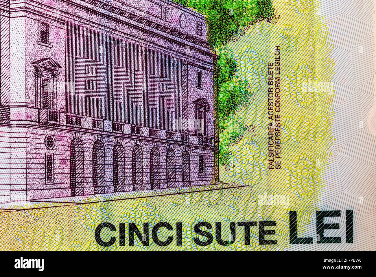 Selective focus on detail of LEI banknotes. Close up macro detail of ...
