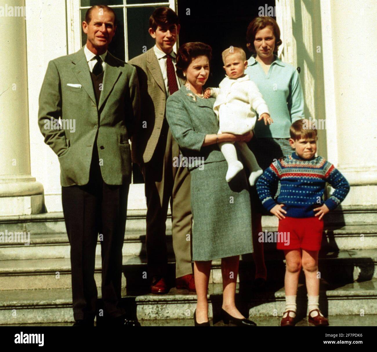 File photo dated 21/04/65 of the Duke of Edinburgh (left) with Queen ...