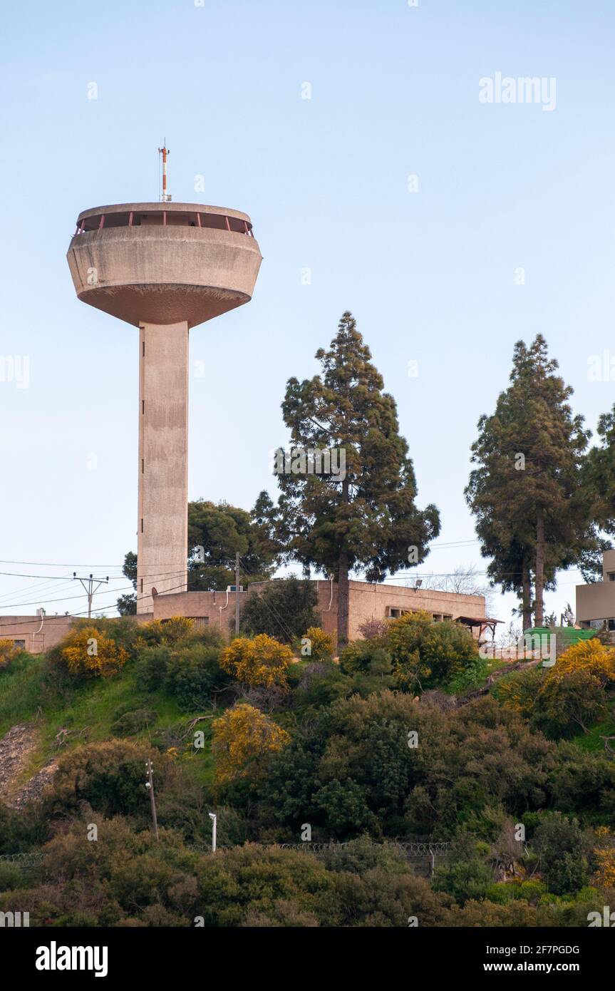 Forest fire observation tower, Israel, Kfar Hananya, Galilee, Israel ...