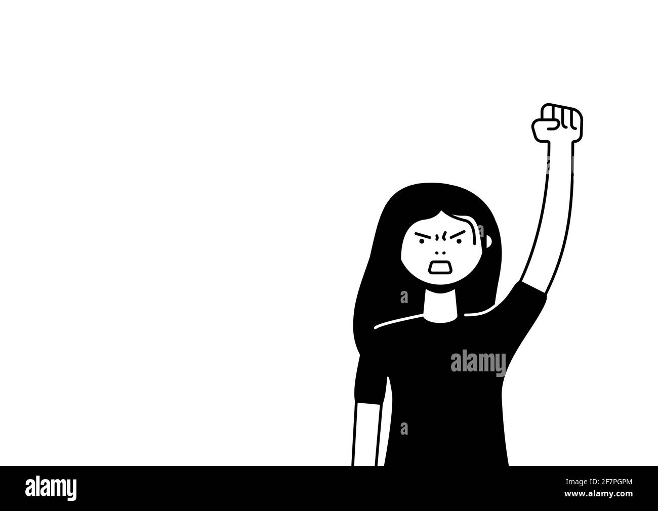 Freedom protester Black and White Stock Photos & Images - Alamy