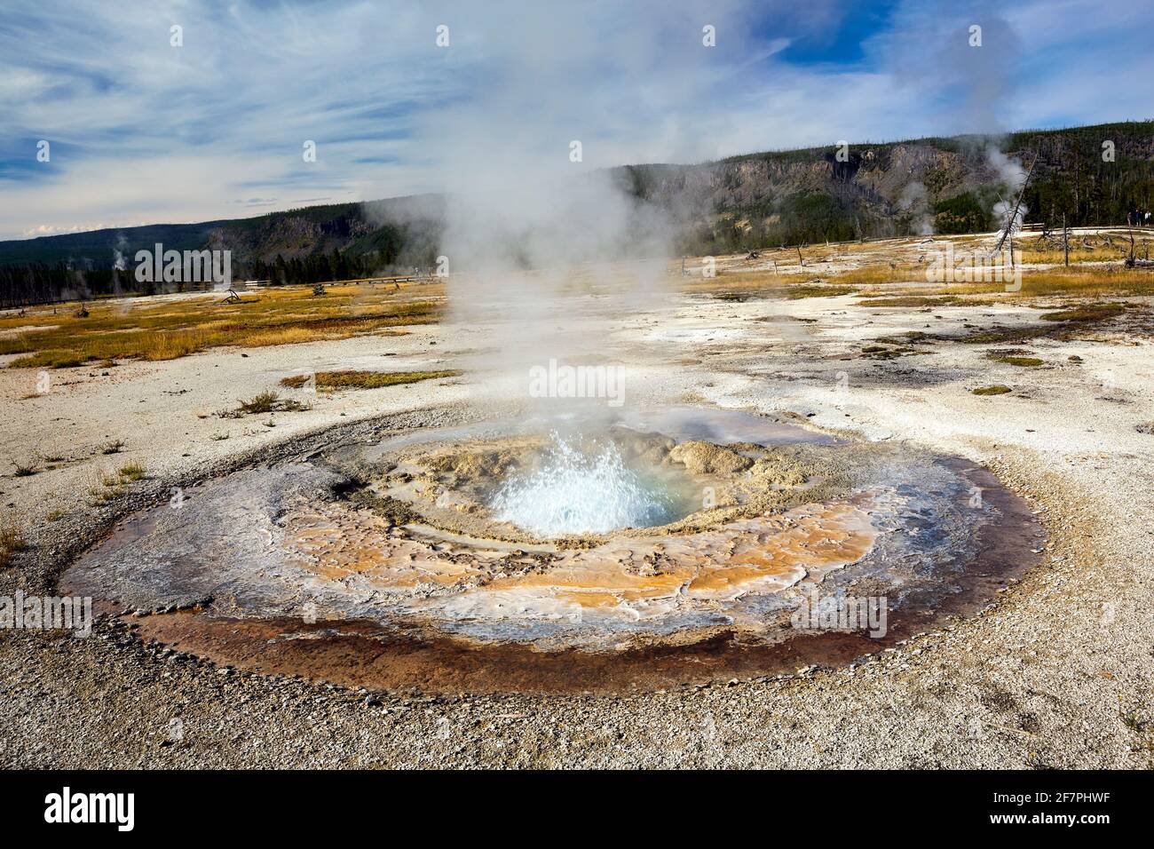 Geyser hot spring hi-res stock photography and images - Alamy