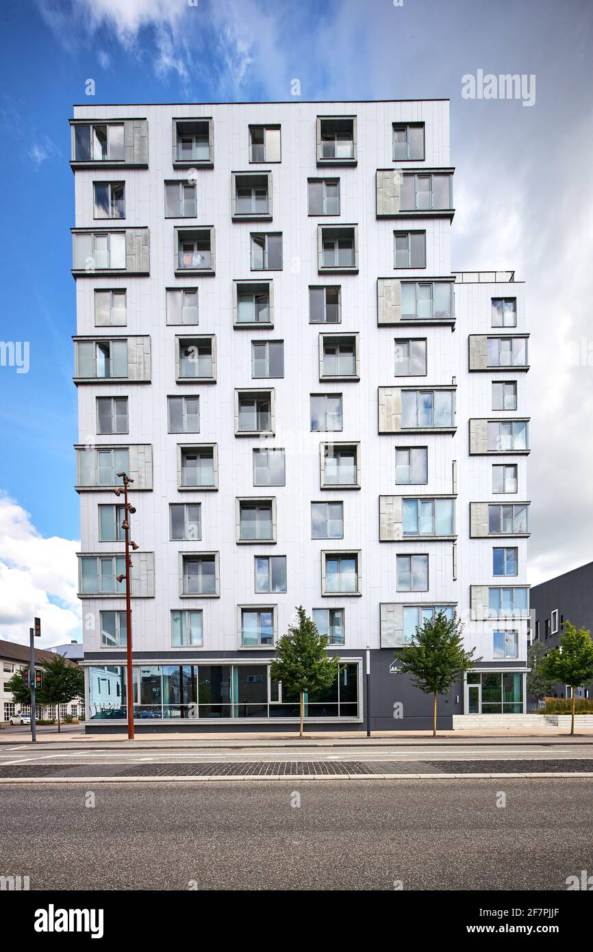 modern student condo building in denmark Stock Photo - Alamy