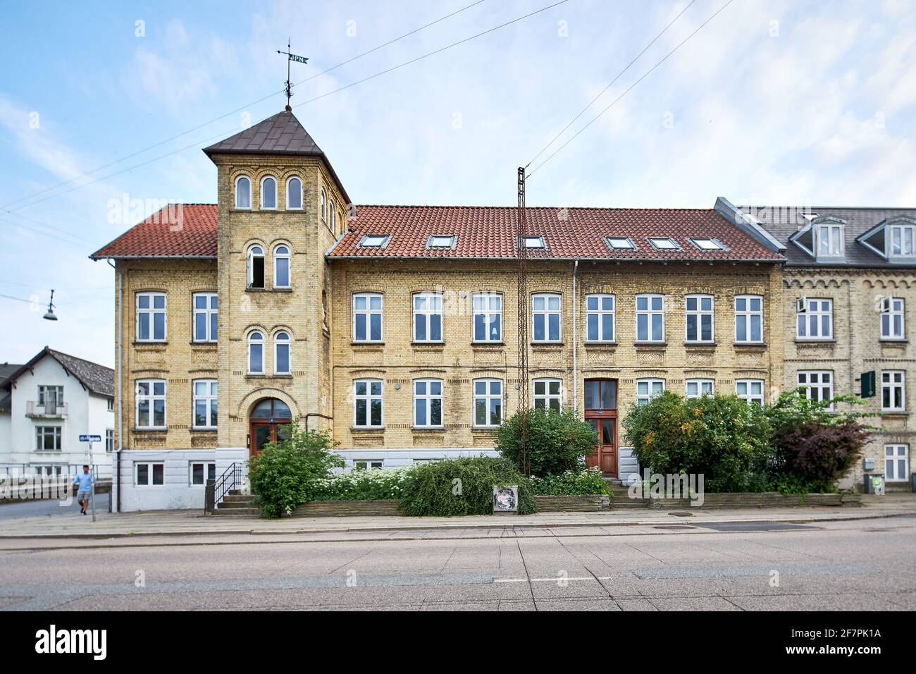 beautiful yellow building structure with details Stock Photo - Alamy